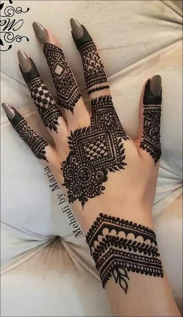 [845+] Simple & Easy Mehndi Designs For Girls Front and Back Hand (2025 ...