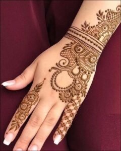 [845+] Simple & Easy Mehndi Designs For Girls Front and Back Hand (2025 ...