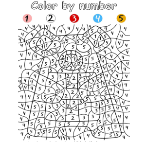 Color by Number with a Twist Puzzles, Math & Hidden Pictures